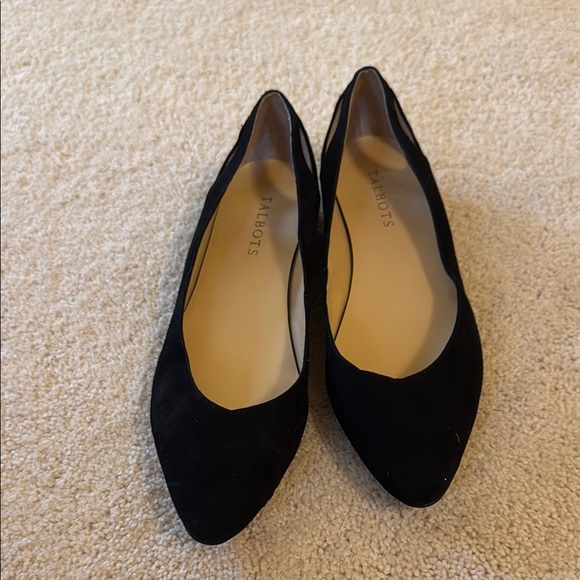Talbots | Shoes | Talbots Black Flats Timeless Suede Loafers | Poshmark